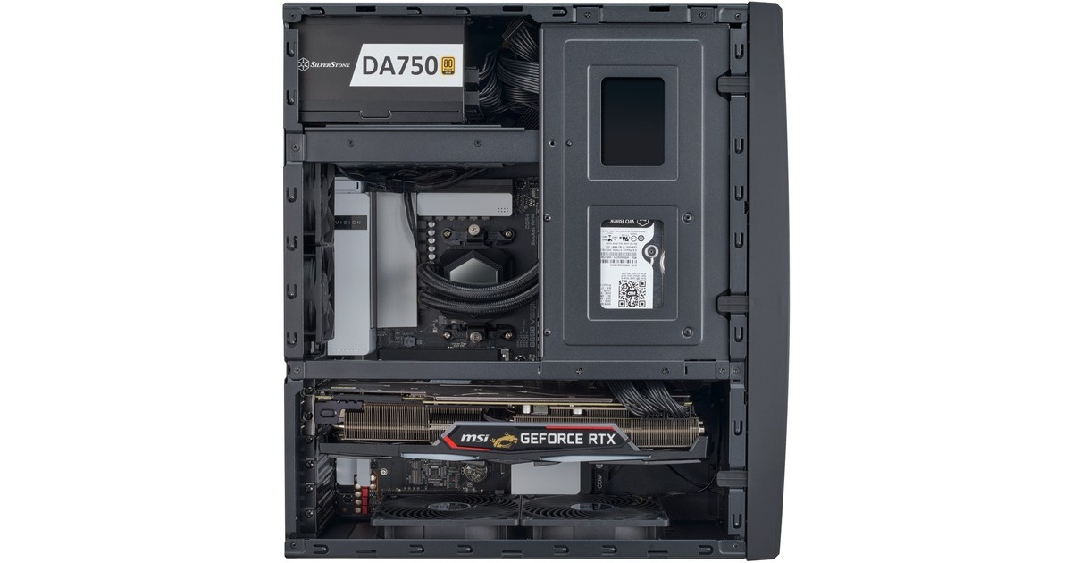 SilverStone SST-GD11B, HTPC-Gehäuse schwarz