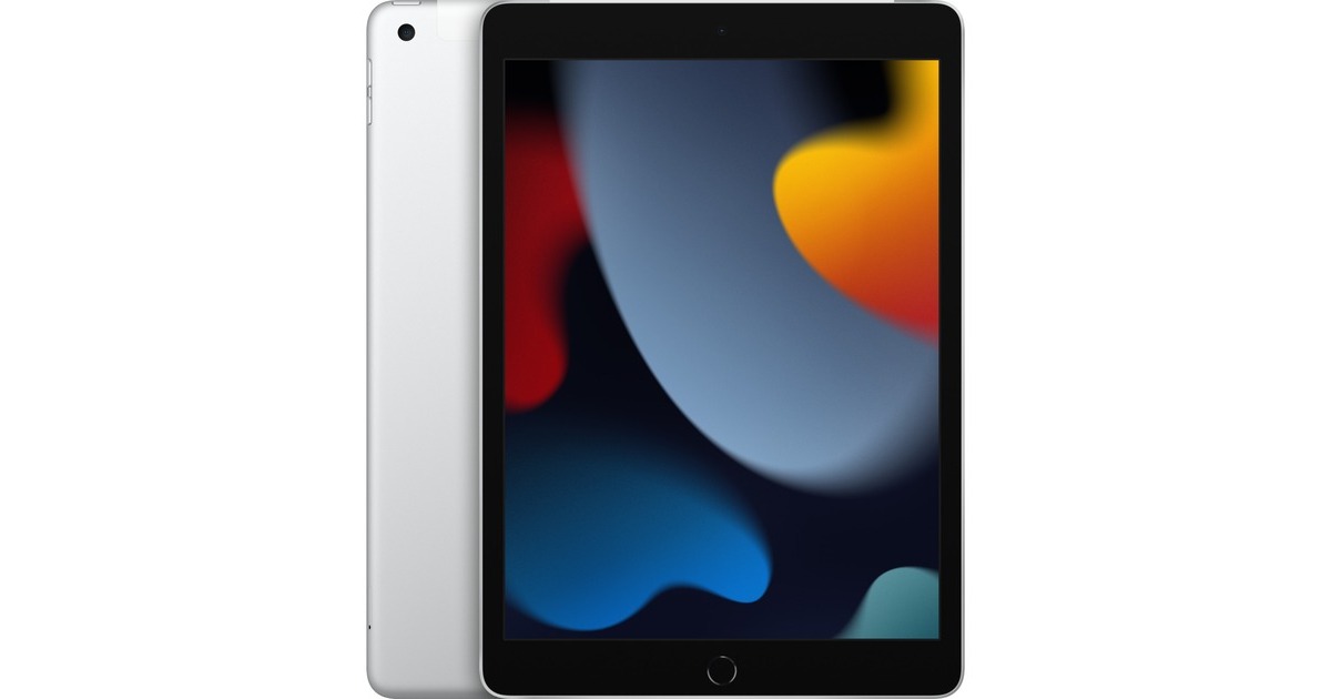 Apple iPad 10,2" (64 GB), Tablet-PC silber, LTE, Gen 9 / 2021