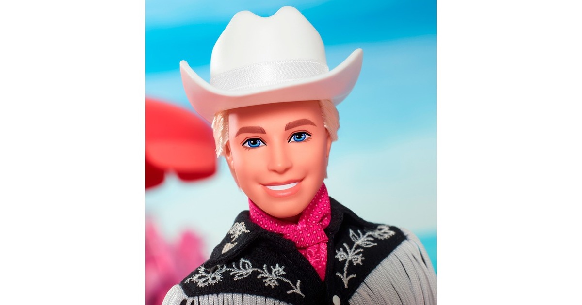 Barbie Barbie The Movie - Ken-Sammelpuppe mit schwarzem Cowboy-Outfit